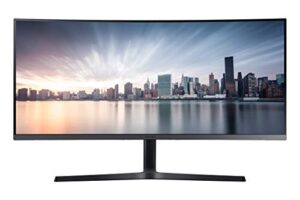 samsung ch890 series 34-inch ultrawide qhd (3440×1440) computer monitor, 100hz, curved, hdmi, usb-c, height adjustable stand, 3 yr wrnty (lc34h890wgnxgo)