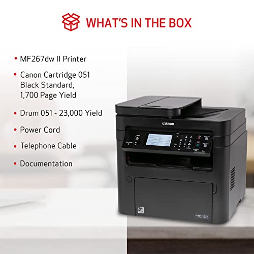 Canon imageCLASS MF267dw II - All in One, Wireless, Duplex Laser Printer