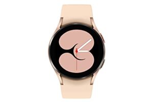 samsung galaxy watch 4 40mm smart watch bluetooth – pink gold (renewed)