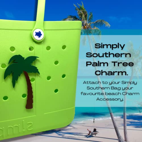 BOGLETS - Simply Southern BEACH Charm Accessories - Decorative Charms (Palm Tree) (Palm Tree)