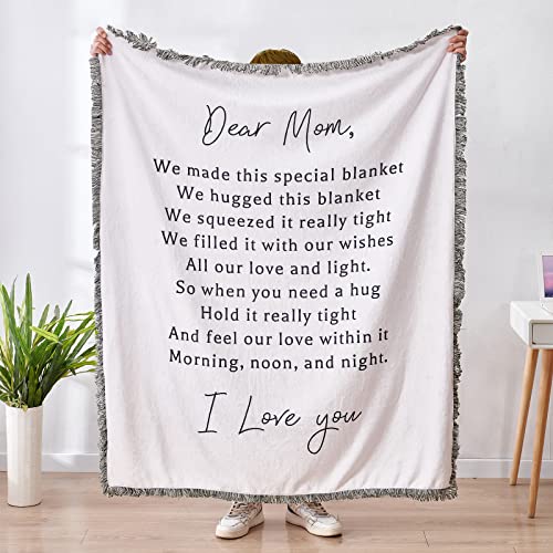 Gifts for Mothers Day Mom Gifts Valentines Day Gifts for Mom Birthday Gifts for Mom from Daughter Gifts for Mothers Day Soft Throw 60" x 50"