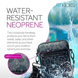 FITKICKS Crossovers Active Sport Lifestyle Crossbody Sport Water-Resistant Casual Bag Sling Purse - Nocturnal