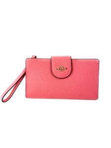 coach tech wallet (pink lemonade)