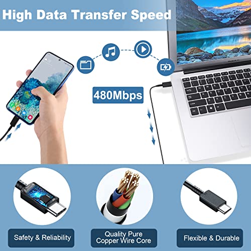 S23 S22 Ultra Samsung Fast Charger 25W Type C Charger USB-C Super Fast Charging Block with 10FT Android Phone Charger Cable for Samsung Galaxy S23/S22/S21/S20/Plus/Ultra/FE/Note 20/10/Z Fold/Flip/A17