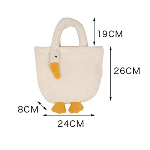 harayaa Women's Shoulder Bag Goose Shaped Girl Purse Tote, without strap, 24x8x26cm