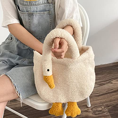 harayaa Women's Shoulder Bag Goose Shaped Girl Purse Tote, without strap, 24x8x26cm