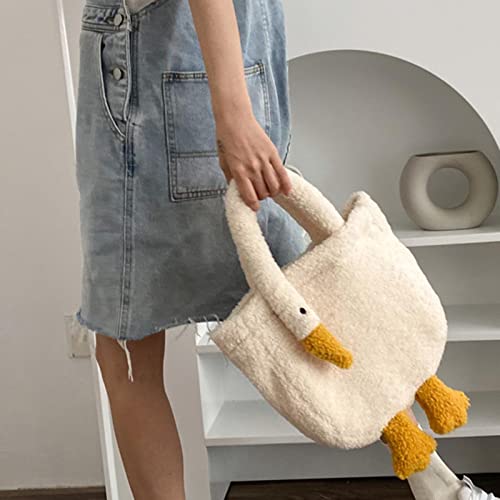 harayaa Women's Shoulder Bag Goose Shaped Girl Purse Tote, without strap, 24x8x26cm