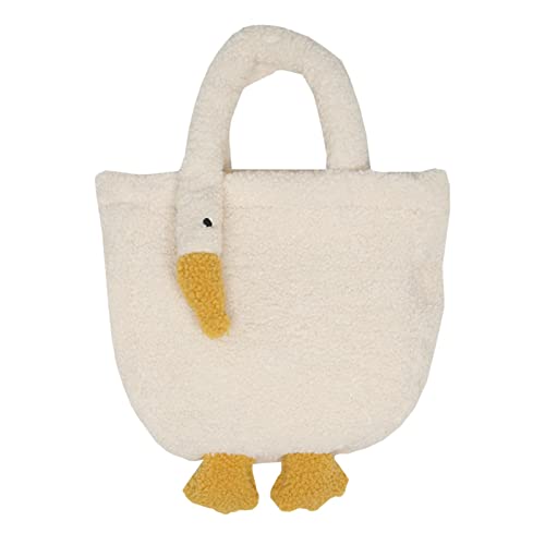 harayaa Women's Shoulder Bag Goose Shaped Girl Purse Tote, without strap, 24x8x26cm