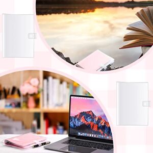 10 Pieces Notebook Cover Clear Book Cover for Book Protect Against Wear and Tear Waterproof and Dust Proof Book Cover Compatible with Hobonichi, Midori (A6 9 x 6 Inches)