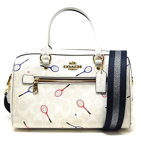 Coach Micro Rowan Crossbody In Signature Canvas (Chalk Multi)