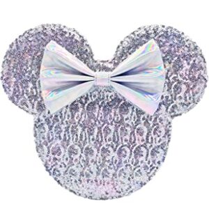 Loungefly X LASR Exclusive Disney Holographic Minnie Sequin Crossbody Bag - Fashion Bags Cute Crossbody Bags Disneybound Cosplay