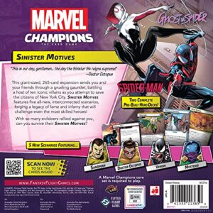 Marvel Champions The Card Game Sinister Motives Campaign Expansion | Strategy Card Game for Adults and Teens | Ages 14+ | 1-4 Players | Avg. Playtime 45-90 Mins | Made by Fantasy Flight Games