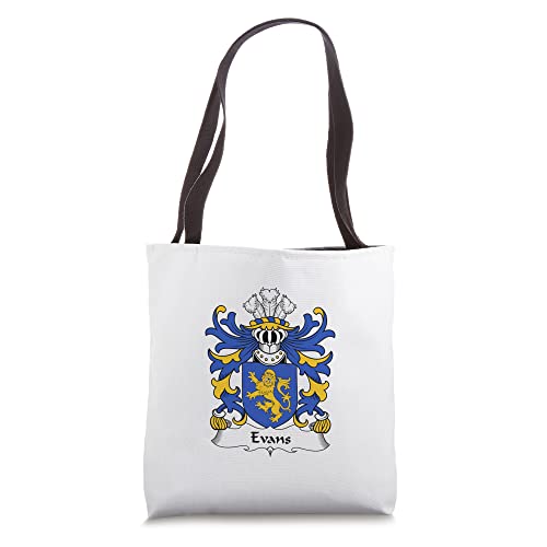 Evans Coat of Arms - Family Crest Tote Bag