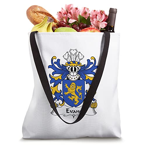 Evans Coat of Arms - Family Crest Tote Bag