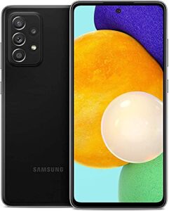 samsung galaxy a52 | a525f | 128gb 6gb ram | factory unlocked (gsm only | not compatible with verizon/sprint/boost) | international model (awesome black)