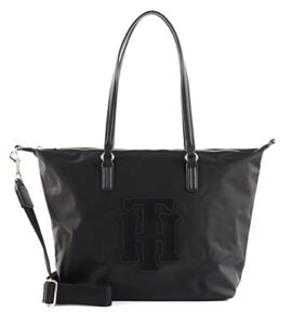 tommy hilfiger black nylon handbag