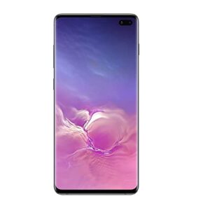 samsung galaxy s10 plus 128gb 6.4″ 4g lte fully unlocked, prism black (renewed)