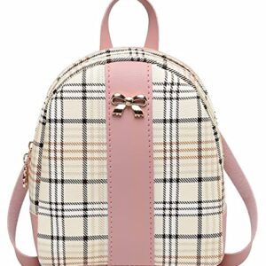 Girls Cute Backpack Mini Bag Gift for Teen Year Old Cell Phone Purse Small Zipper Satchel Women Bowknot Bags (Pink2)