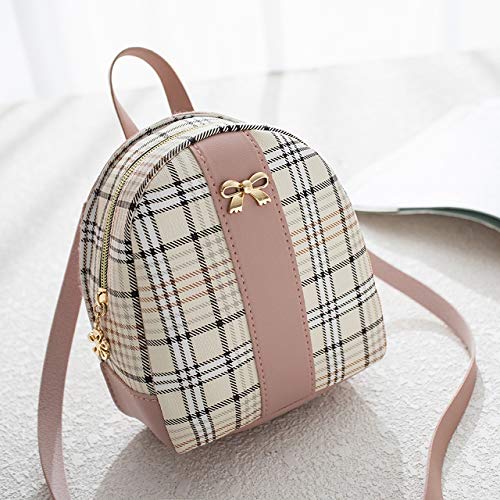 Girls Cute Backpack Mini Bag Gift for Teen Year Old Cell Phone Purse Small Zipper Satchel Women Bowknot Bags (Pink2)