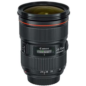 canon 5175b002-cr ef 24-70mm f/2.8l ii usm standard zoom lens, black (renewed)