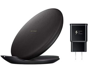 samsung qi certified fast charge wireless charging convertible stand/pad – us version – black – ep-pg950tbegus