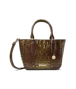 brahmin melbourne small ashlee satchel pesto one size