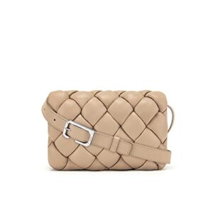 jw pei maze bags women crossbody (almond)