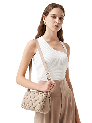 JW PEI Maze Bags Women Crossbody (Almond)