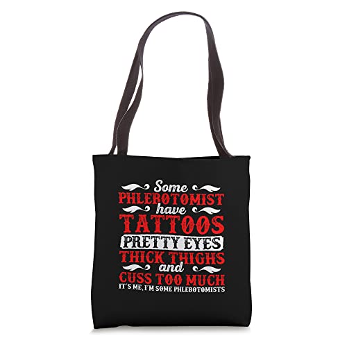 Tattooed Phlebotmist Phlebotomy Tote Bag