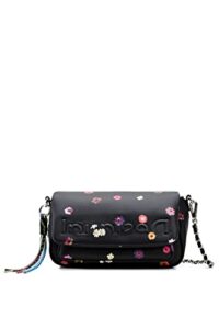 desigual accessories pu across body bag, black