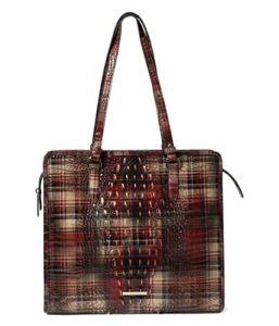 brahmin melbourne tia tote flannel one size