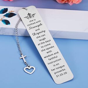 Inspirational Christmas Bookmarks Gifts for Women Men Bible Verse Bookmark Christian Gifts for Book Lover Gifts for Women Birthday Friends Girl Sister Female Bookworms Book Club Church Bulk Gifts