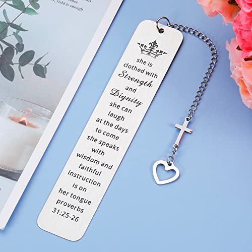 Inspirational Christmas Bookmarks Gifts for Women Men Bible Verse Bookmark Christian Gifts for Book Lover Gifts for Women Birthday Friends Girl Sister Female Bookworms Book Club Church Bulk Gifts