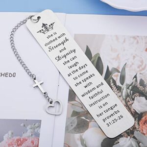 Inspirational Christmas Bookmarks Gifts for Women Men Bible Verse Bookmark Christian Gifts for Book Lover Gifts for Women Birthday Friends Girl Sister Female Bookworms Book Club Church Bulk Gifts