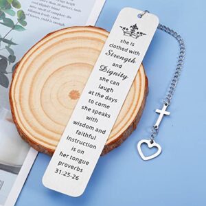 Inspirational Christmas Bookmarks Gifts for Women Men Bible Verse Bookmark Christian Gifts for Book Lover Gifts for Women Birthday Friends Girl Sister Female Bookworms Book Club Church Bulk Gifts