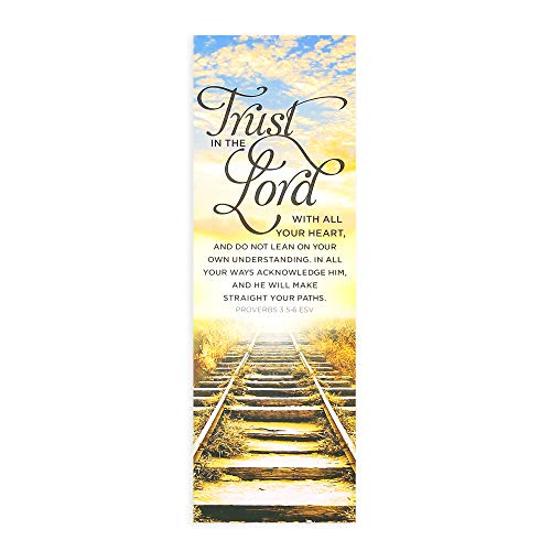 Trust in The Lord Bookmarks, 2 x 6 inches, 25 Bookmarks