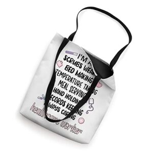 Essential Frontline Healthcare Worker Healthcare Working Tote Bag