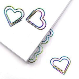 funny live hot plating color beautiful rainbow love bookmarks dazzle beautiful diy paper clips,12 pieces per box