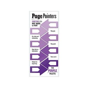 Page Pointers Page Markers - Purple