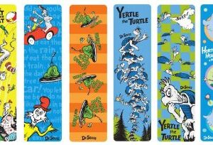 Raymond Geddes Dr Seuss Mini Memo Pad (Pack of 48) & 66869 Dr Seuss Assorted Bookmarks for Kids (Pack of 50)