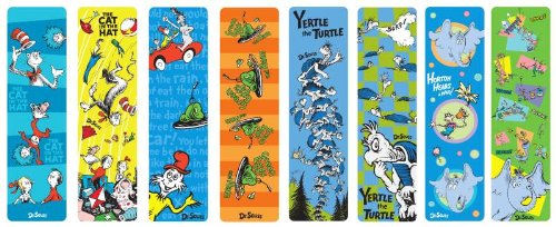 Raymond Geddes Dr Seuss Mini Memo Pad (Pack of 48) & 66869 Dr Seuss Assorted Bookmarks for Kids (Pack of 50)