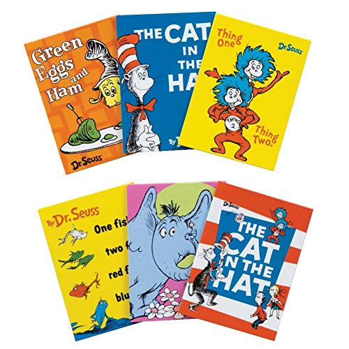 Raymond Geddes Dr Seuss Mini Memo Pad (Pack of 48) & 66869 Dr Seuss Assorted Bookmarks for Kids (Pack of 50)