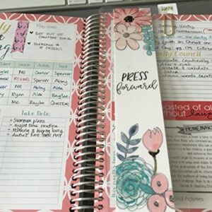 In The Leafy Treetops Agenda & Planner Bookmark | Press Forward Inspirational Bookmark - Pink Flowers