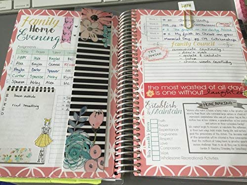 In The Leafy Treetops Agenda & Planner Bookmark | Press Forward Inspirational Bookmark - Pink Flowers