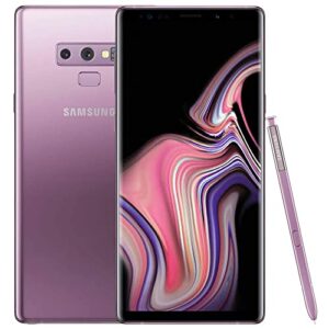 samsung galaxy note 9, 128gb, lavender purple – unlocked (renewed)