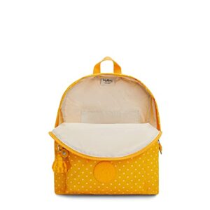 Kipling Reposa Printed Backpack Soft Dot Yellow