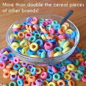 Cereal Candle with Spoon Like Fruit Loops Candle Bowl Gifts Fruit Fruity Scented Funny Novelty Food Cute Candles Fun Cool Cereal Bowl Candle