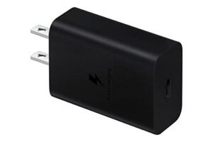 samsung 15w wall charger type c only (cable not included), black