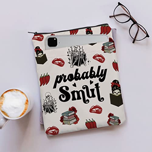 MAOFAED Probably Smut Book Sleeve Smut Reader Gift Smut Lover Gift Book Lover Gift for Girls Bookworm Gift (Probably smut)