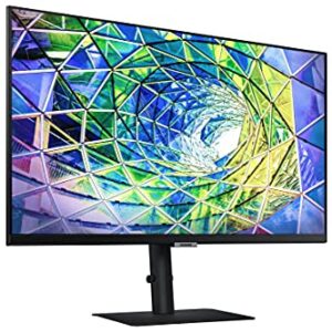 SAMSUNG S80A Computer Monitor, 27 Inch 4K , Vertical , USB C , HDR10 (1 Billion Colors), Built-in Speakers (LS27A800UNNXZA)